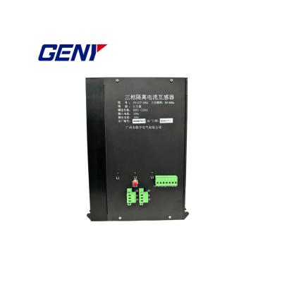 China Three Phase Through Type Current Isolating Transformer 100A 0.01 Percent Accuracy 1 to 1 Ratio for sale
