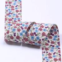 China 25mm Custom Printed Fabric Ribbon Roll 50 Yards - Eco Friendly Grosgrain Tape for Packaging & Garments for sale