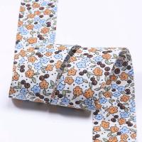 China 25mm Custom Printed Fabric Ribbon Roll 50 Yards - Eco Friendly Grosgrain Tape for Packaging & Garments for sale