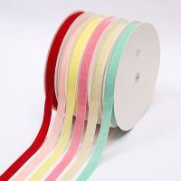 China 1 Inch Wide Velvet Ribbon 10 Yards Double-Faced for Gift Wrapping and Crafts for sale