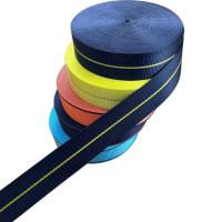 China GreatRibbon GR-008 Emergency Rescue Kevlar Webbing 2 Inch Wide 1000°C Heat Resistant with Reflective Strips for sale