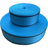China GreatRibbon GR-008 Emergency Rescue Kevlar Webbing 2 Inch Wide 1000°C Heat Resistant with Reflective Strips for sale