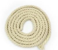 China Marine 3-Strand Cotton Rope 550 Pounds Strength 1/4 Inch Diameter for Boating and Crafts for sale