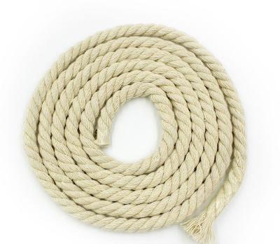 China Marine 3-Strand Cotton Rope 550 Pounds Strength 1/4 Inch Diameter for Boating and Crafts for sale