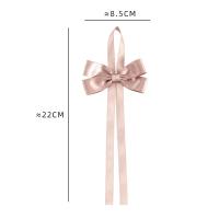 China Gold Pre-Tied Satin Ribbon Bows with Elastic Loop - 5000pcs Minimum Order, 7-10 Day Delivery for Gift Wrapping and Event Decorations for sale