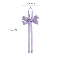 China Gold Pre-Tied Satin Ribbon Bows with Elastic Loop - 5000pcs Minimum Order, 7-10 Day Delivery for Gift Wrapping and Event Decorations for sale