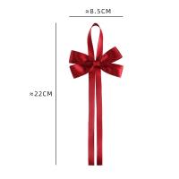 China Gold Pre-Tied Satin Ribbon Bows with Elastic Loop - 5000pcs Minimum Order, 7-10 Day Delivery for Gift Wrapping and Event Decorations for sale