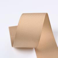 China 3mm-100mm Solid Color Polyester Grosgrain Ribbon 100 Yards 0.5mm Thick for Gift Wrapping and Crafts for sale