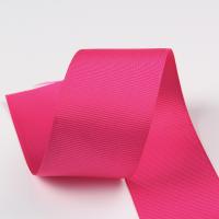 China 3mm-100mm Solid Color Polyester Grosgrain Ribbon 100 Yards 0.5mm Thick for Gift Wrapping and Crafts for sale