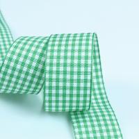 China 2.5cm x 0.5mm Polyester Plaid Ribbon - 100 Yard Rolls for Gift Wrapping and Decoration for sale