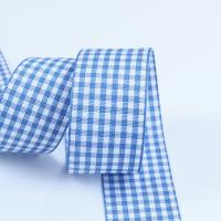 China 2.5cm x 0.5mm Polyester Plaid Ribbon - 100 Yard Rolls for Gift Wrapping and Decoration for sale