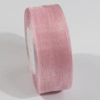 China 2.5cm Polyester Organza Ribbon 100 Yards Roll for DIY Bows and Wedding Decorations for sale