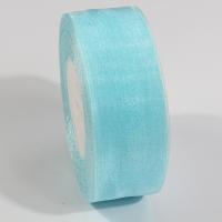China 2.5cm Polyester Organza Ribbon 100 Yards Roll for DIY Bows and Wedding Decorations for sale