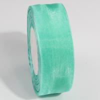 China 2.5cm Polyester Organza Ribbon 100 Yards Roll for DIY Bows and Wedding Decorations for sale