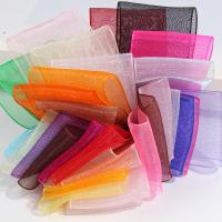 China 2.5cm Polyester Organza Ribbon 100 Yards Roll for DIY Bows and Wedding Decorations for sale