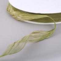 China 25mm Korea Polyester Organza Wired Ribbon - 100 Yard Rolls, 0.5mm Thickness for Gift Wrapping for sale