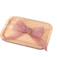 China 25mm Korea Polyester Organza Wired Ribbon - 100 Yard Rolls, 0.5mm Thickness for Gift Wrapping for sale