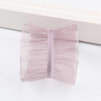 China 25mm|38mm Wrinkle Edge Polyester Organza Ribbon for DIY Hair Ribbon Bow for sale