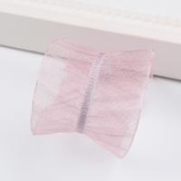 China 25mm|38mm Wrinkle Edge Polyester Organza Ribbon for DIY Hair Ribbon Bow for sale