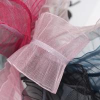 China 25mm|38mm Wrinkle Edge Polyester Organza Ribbon for DIY Hair Ribbon Bow for sale