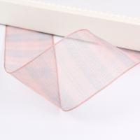 China 6mm-38mm Plaid Polyester Organza Ribbon for Flower Chocolate Gift Packing for sale