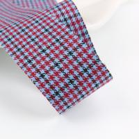 China Polyester Red Houndstooth Ribbon 10mm-40mm Satin Poly Ribbon for sale