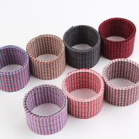 China Polyester Red Houndstooth Ribbon 10mm-40mm Satin Poly Ribbon for sale