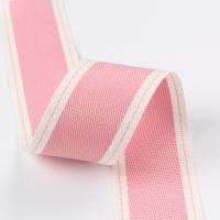 China Stitched Edge Polyester Ribbon 6mm-40mm Poly Ribbon Rolls Green Red for sale
