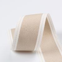 China Stitched Edge Polyester Ribbon 6mm-40mm Poly Ribbon Rolls Green Red for sale
