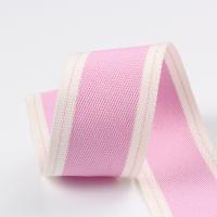 China Stitched Edge Polyester Ribbon 6mm-40mm Poly Ribbon Rolls Green Red for sale