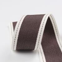 China Stitched Edge Polyester Ribbon 6mm-40mm Poly Ribbon Rolls Green Red for sale