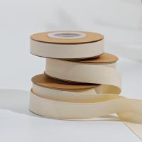 China 10mm-32mm Natural White 100% Cotton Woven Ribbon - ISO Certified for Packaging & Crafts for sale