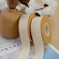 China 10mm-32mm Natural White 100% Cotton Woven Ribbon - ISO Certified for Packaging & Crafts for sale