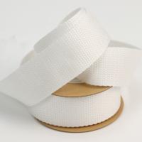 China 25mm White Cotton Ribbon - ISO9001/ISO14001 Certified - 5000m Minimum Order - Custom Sizing Available for sale