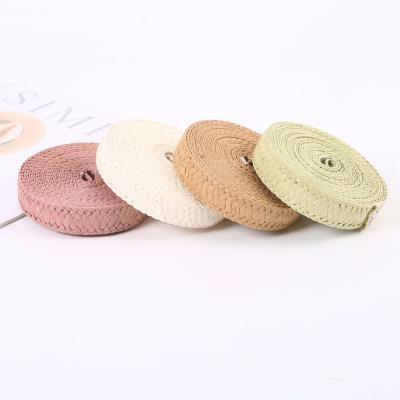 China FSC Certified Raffia Woven Paper Ribbon - 1 Inch Width, 25 Yard Rolls for Eco-Friendly Gift Wrapping for sale