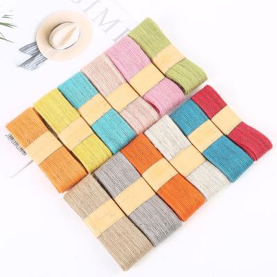 China GreatRibbon GR-0046 Natural Jute Burlap Ribbon 2 Inch Wide for Crafts and Decorations for sale