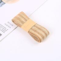China 2-Inch Wide 100% Jute Burlap Ribbon Rolls - 10,000 Meter MOQ for Rustic Decoration & Crafts for sale