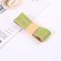 China 2-Inch Wide 100% Jute Burlap Ribbon Rolls - 10,000 Meter MOQ for Rustic Decoration & Crafts for sale