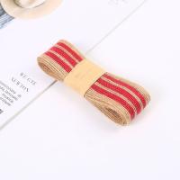 China 2-Inch Wide 100% Jute Burlap Ribbon Rolls - 10,000 Meter MOQ for Rustic Decoration & Crafts for sale