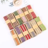 China 2-Inch Wide 100% Jute Burlap Ribbon Rolls - 10,000 Meter MOQ for Rustic Decoration & Crafts for sale
