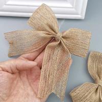 China 2-Inch Wide Custom Jute Burlap Ribbon for Gift Wrapping and Crafting - 10000m Minimum Order for sale