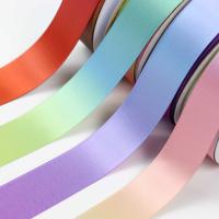 China Color Gradual Change Polyester Ribbon 25mm Hot Transfer Printing for sale