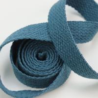 China 25mm Black Cotton Grosgrain Ribbon ODM - 100% Cotton Material for Bags, Suitcases & Garments (10-50mm Custom Widths) for sale
