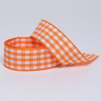 China Polyester Plaid Lattice Ribbon 100 Yards x 0.5mm for Professional Bow Making and Gift Packaging for sale
