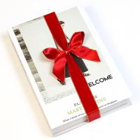China Red Pre-Tied Elastic Satin Bows for Gift Boxes - 5000pcs Minimum Order with Custom Sizes Available for sale