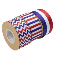 China Custom Logo Printed Polyester Grosgrain Ribbon - 25mm Width x 50 Yards per Roll for Gift Packaging and Garment Accessories for sale