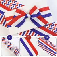 China Custom Logo Printed Polyester Grosgrain Ribbon - 25mm Width x 50 Yards per Roll for Gift Packaging and Garment Accessories for sale