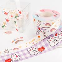 China 20mm Children's Cartoon Printed Cotton Ribbon - 50 Yard Rolls for Birthday Cake Decoration and Crafting for sale