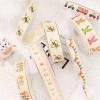 China Custom Cartoon Animal Print Cotton Ribbon 10mm-25mm Width 50 Yards Roll for Gift Packaging and Crafts for sale
