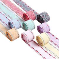 China 7mm-38mm Blue Embroidered Ribbon ISO9001 Embroidered Floral Ribbon for sale